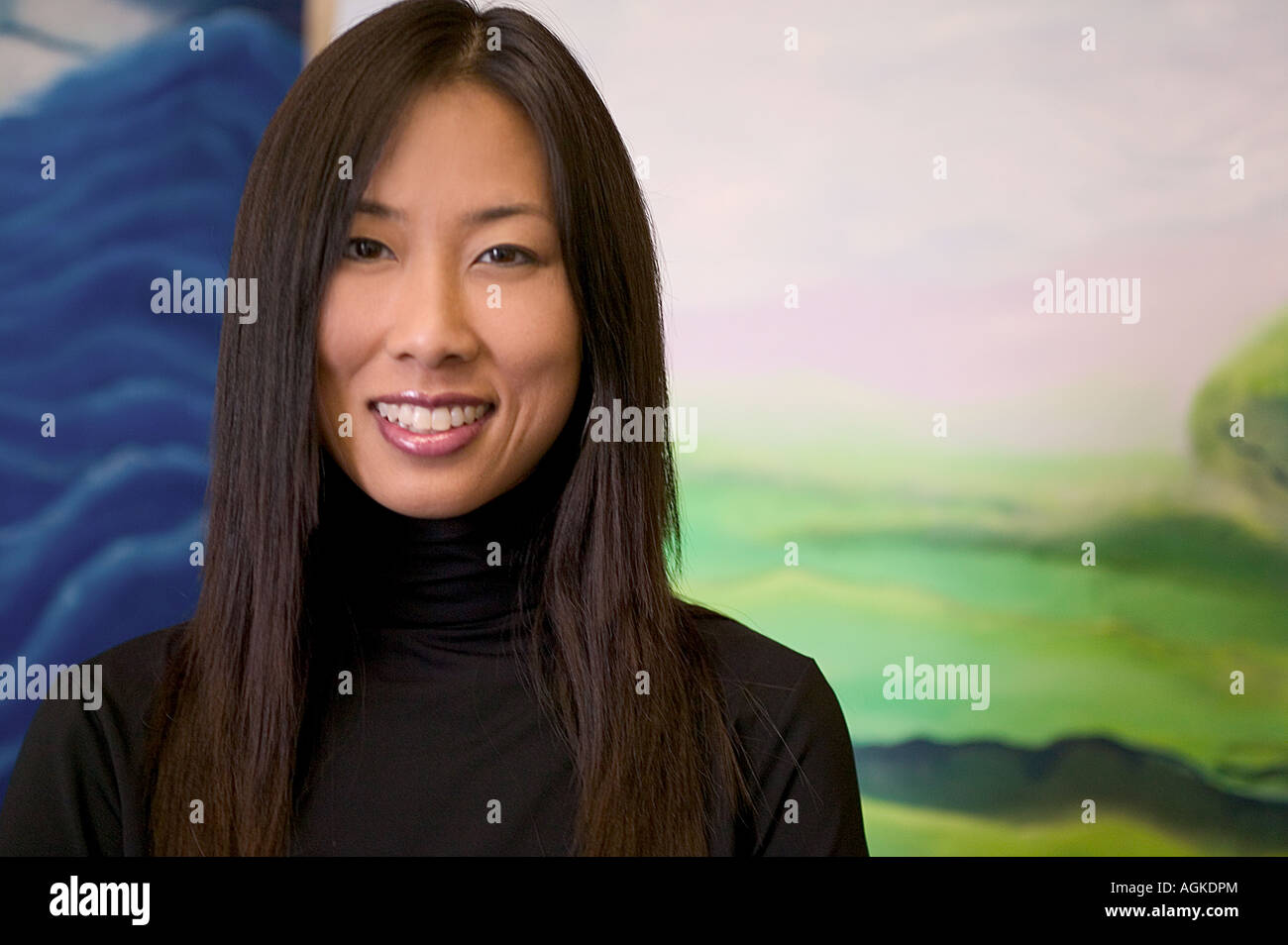 Female Painter in Studio Stock Photo - Alamy