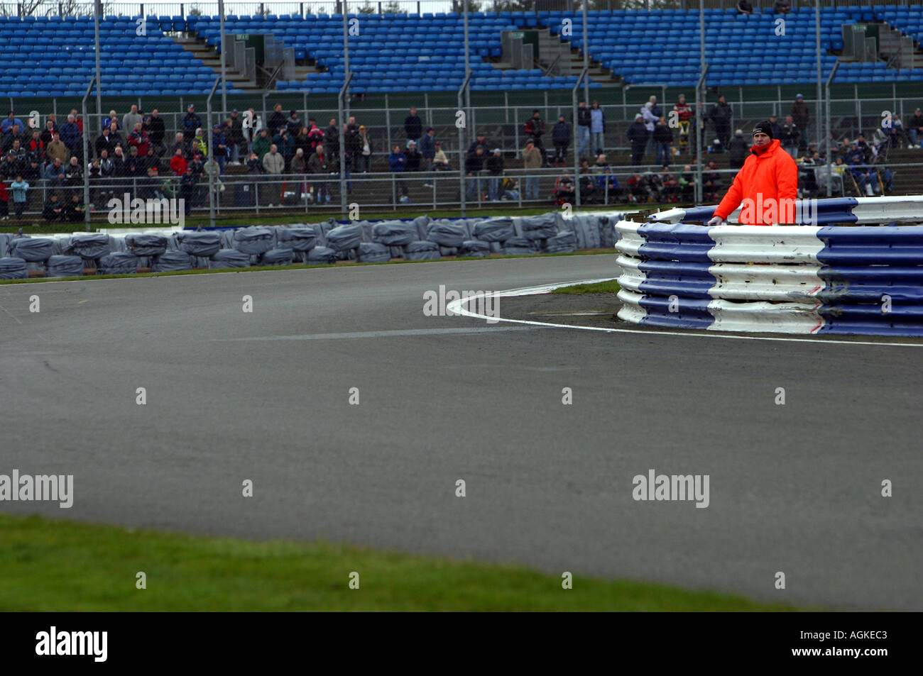 Crash barrier racing circuit hi-res stock photography and images - Alamy