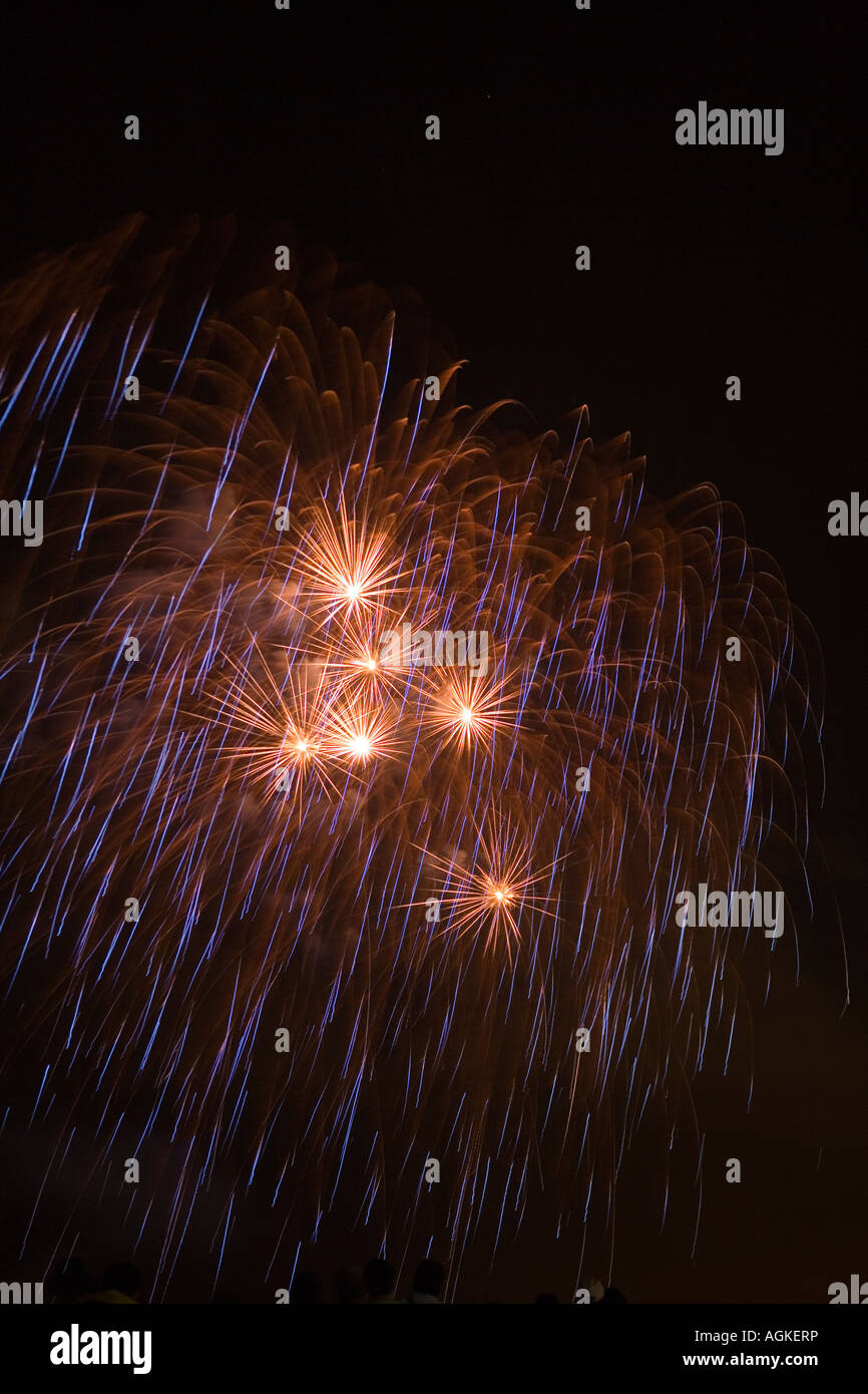 Fireworks at 2nd Pyrolympics Pasay City Philippines Stock Photo - Alamy