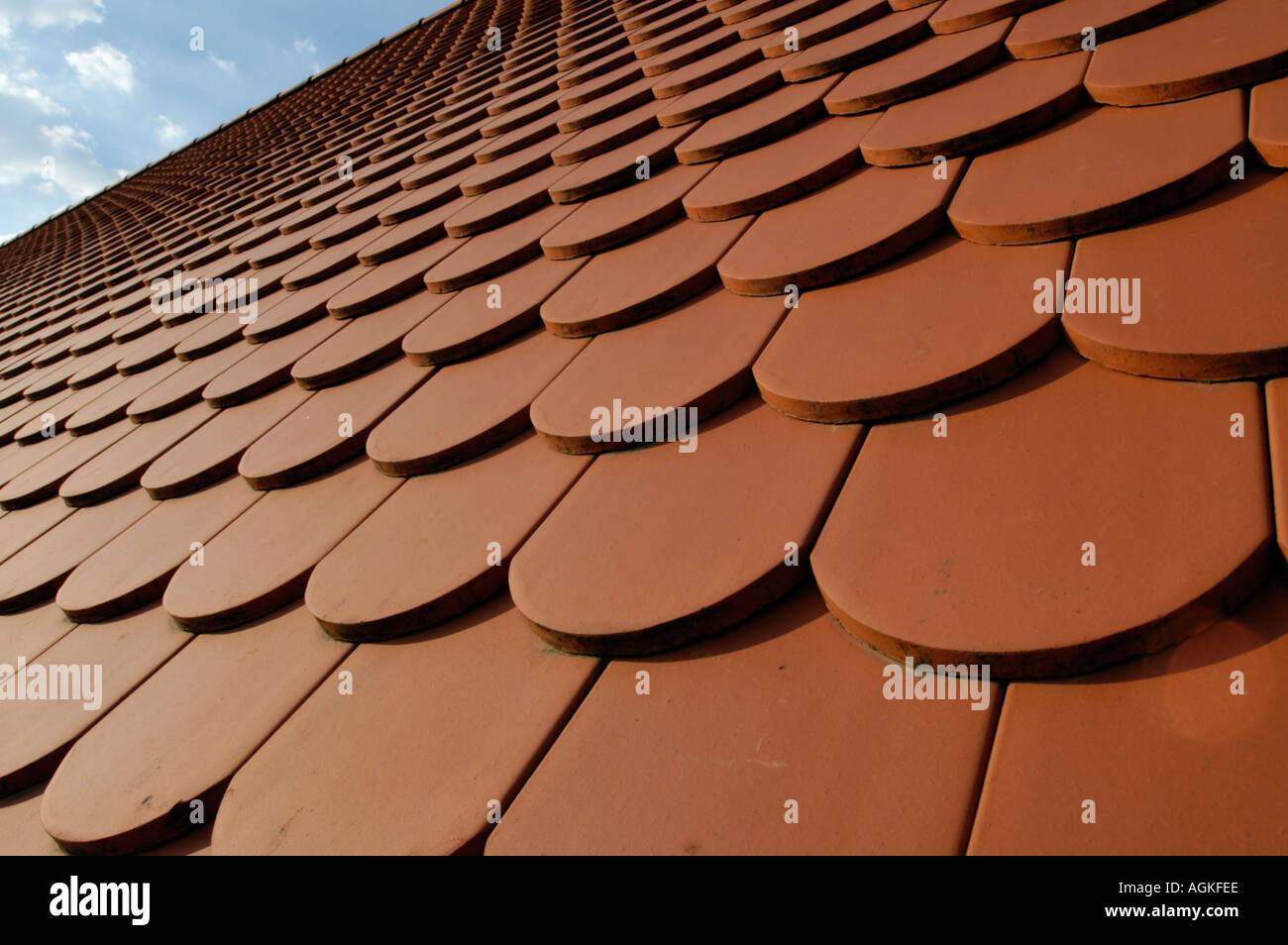 Red tiled structure hi-res stock photography and images - Alamy