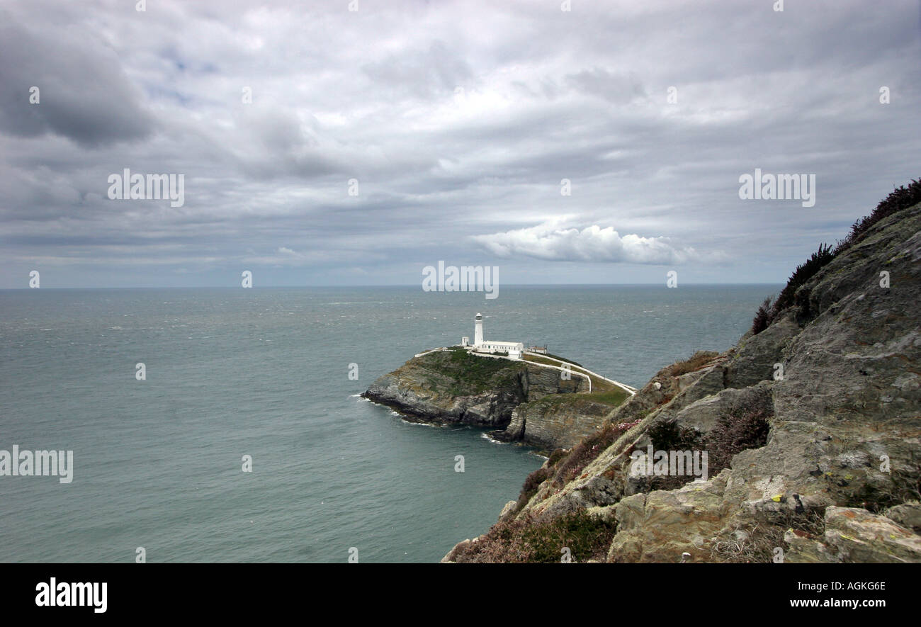 South Stack Lighthouse Holyhead Angelsey North Wales Stock Photo - Alamy