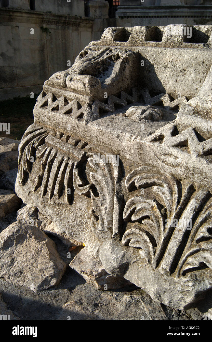 Roman remains in Diocletian s Palace Split Croatia Stock Photo - Alamy