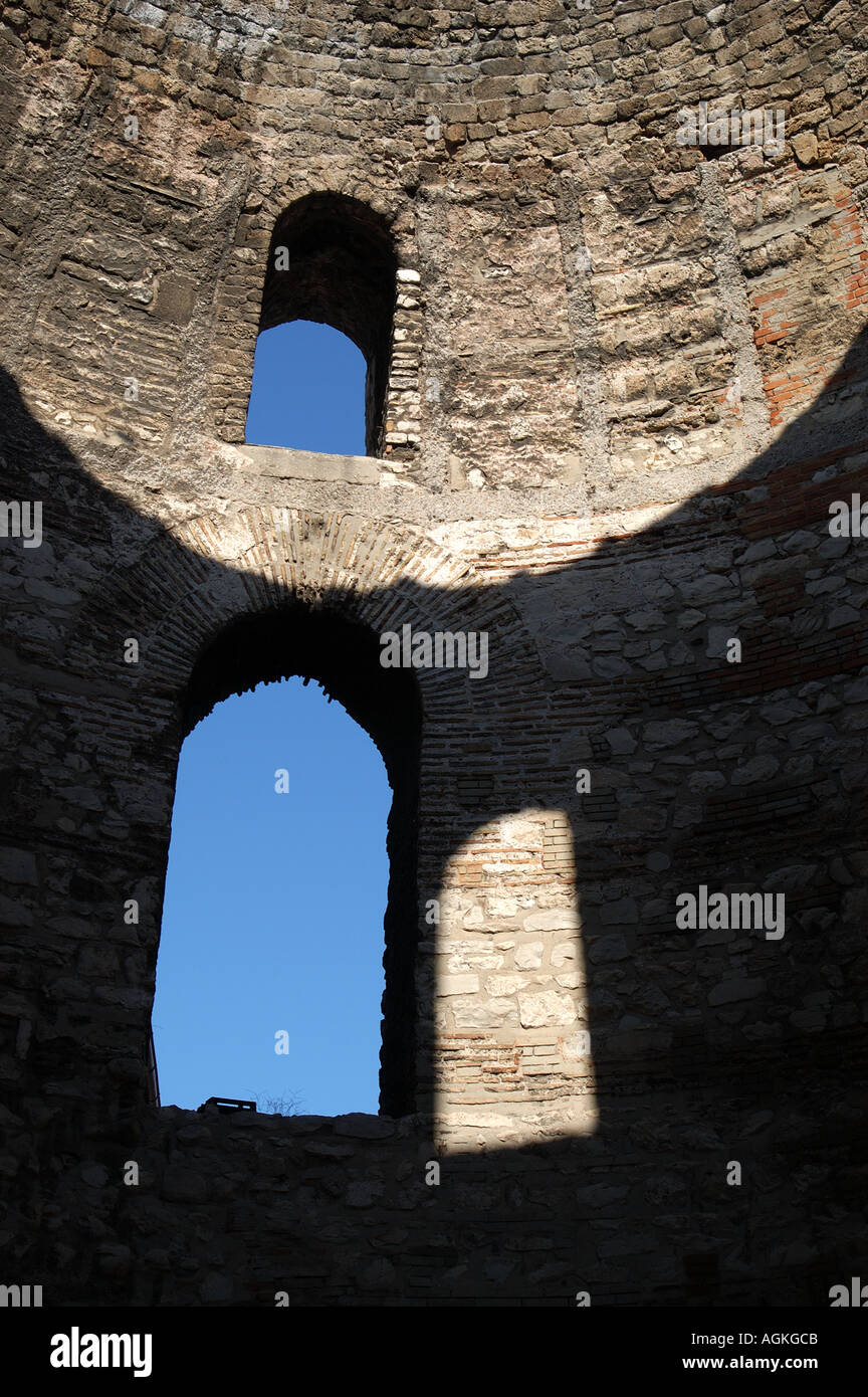 The vestibule of Diocletian s Palace Split Croatia Stock Photo - Alamy