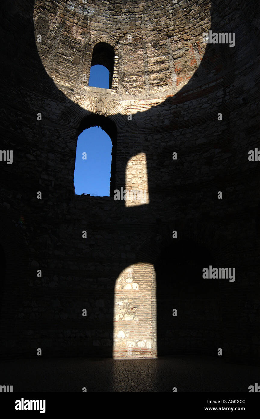 The vestibule of Diocletian s Palace Split Croatia Stock Photo - Alamy
