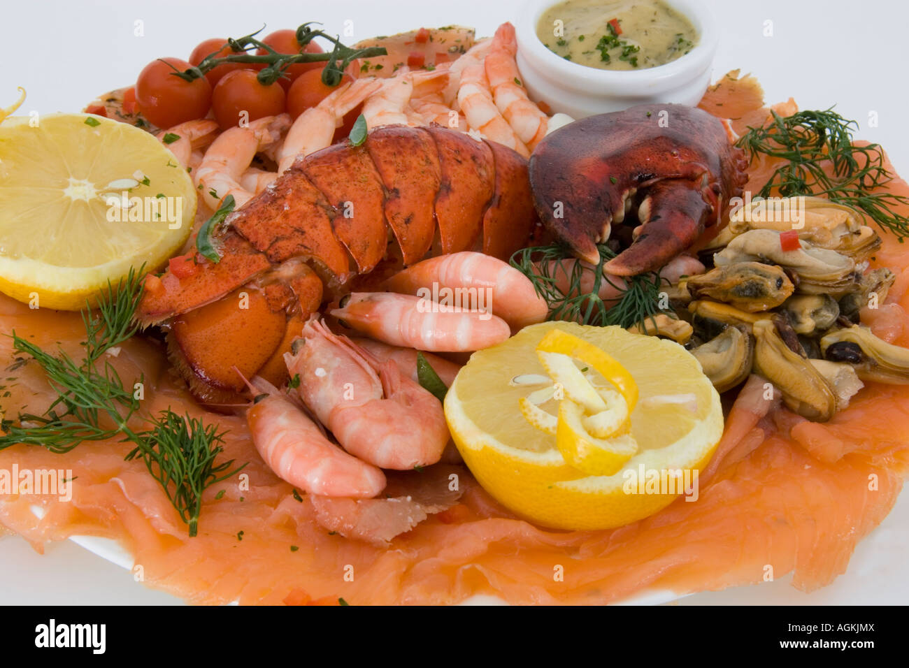 Selection of seafood Stock Photo - Alamy
