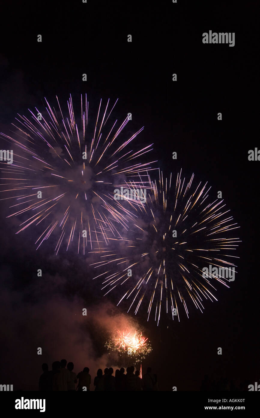 Fireworks at 2nd Pyrolympics Pasay City Philippines Stock Photo - Alamy
