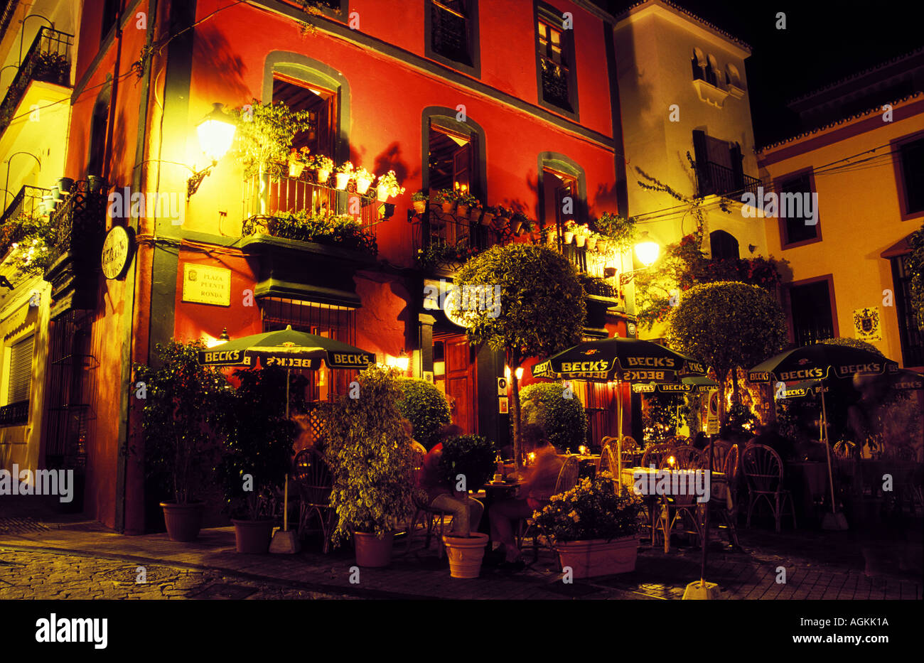 Old Town Marbella Spain Europe Stock Photo - Alamy