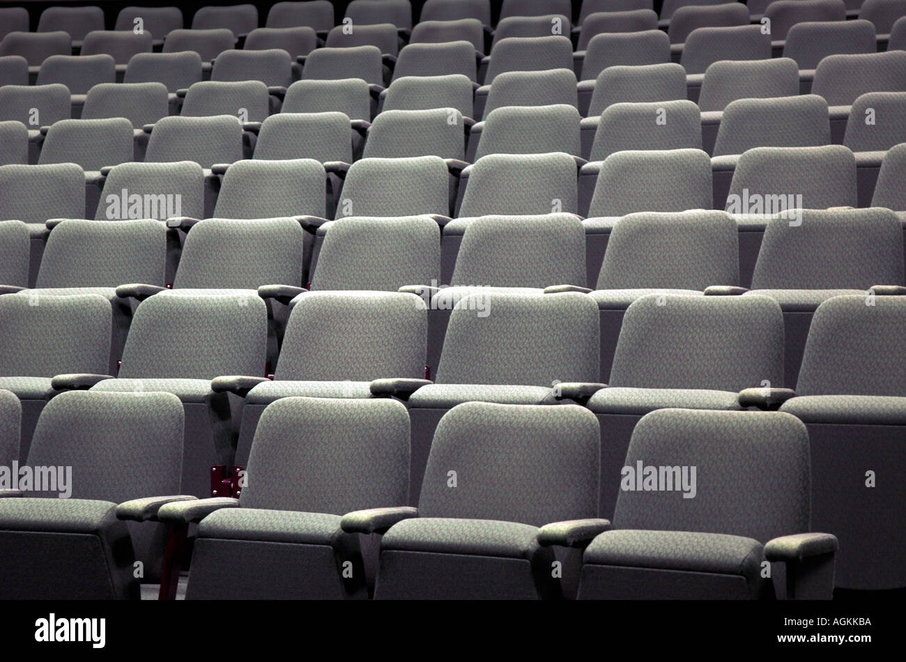 Auditorium empty seating Stock Photo - Alamy