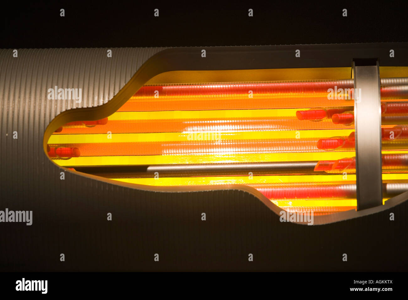 mock up of a nuclear reactor at Sellafield nuclear power station ...