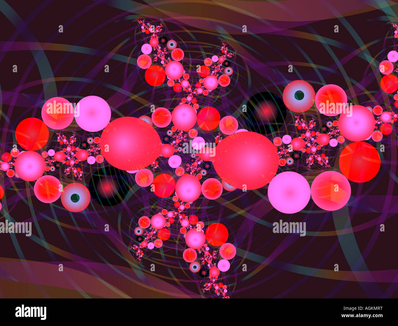 Abstract background of circle and sphere repetition Stock Photo - Alamy