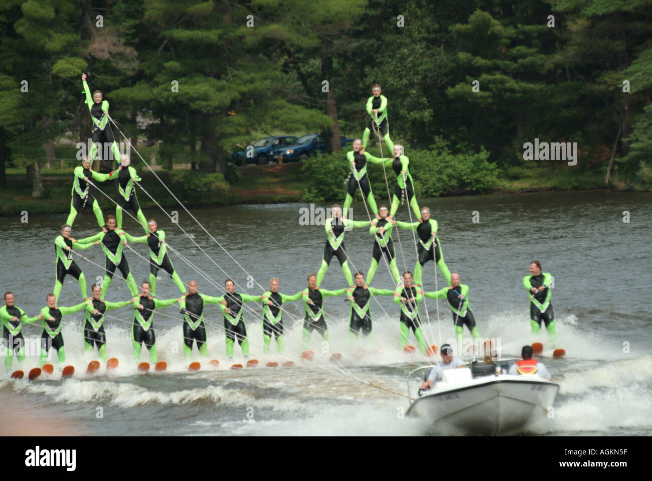 Waterski pyramid hi-res stock photography and images - Alamy