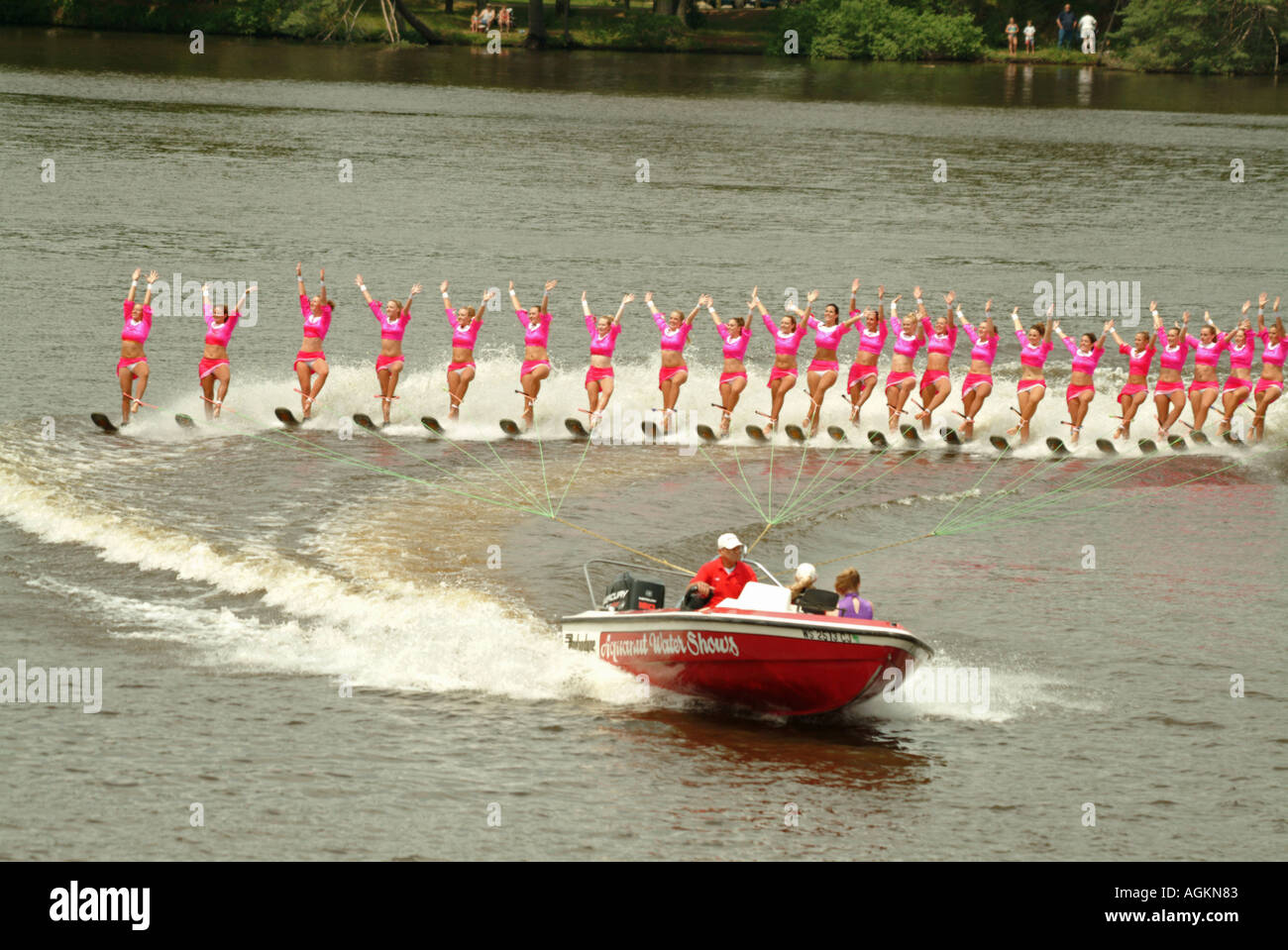 Waterski formation hi-res stock photography and images - Alamy