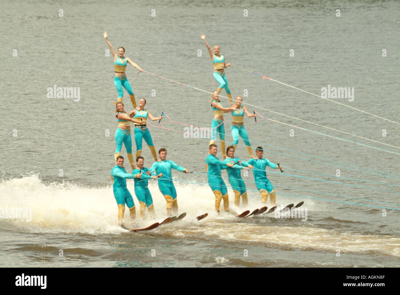 Waterski pyramid hi-res stock photography and images - Alamy