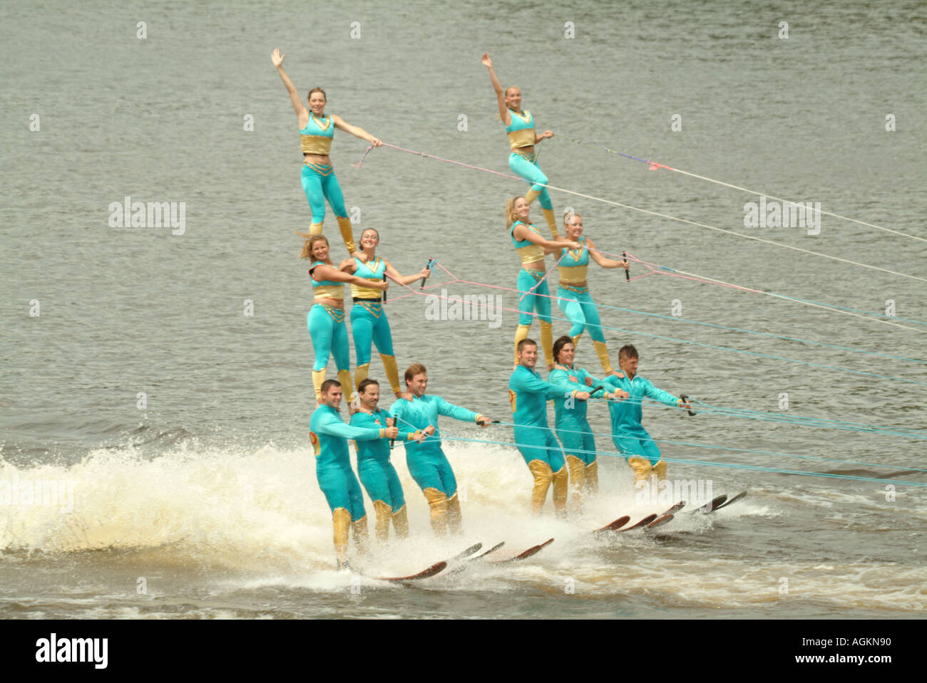 Waterski pyramid hi-res stock photography and images - Alamy