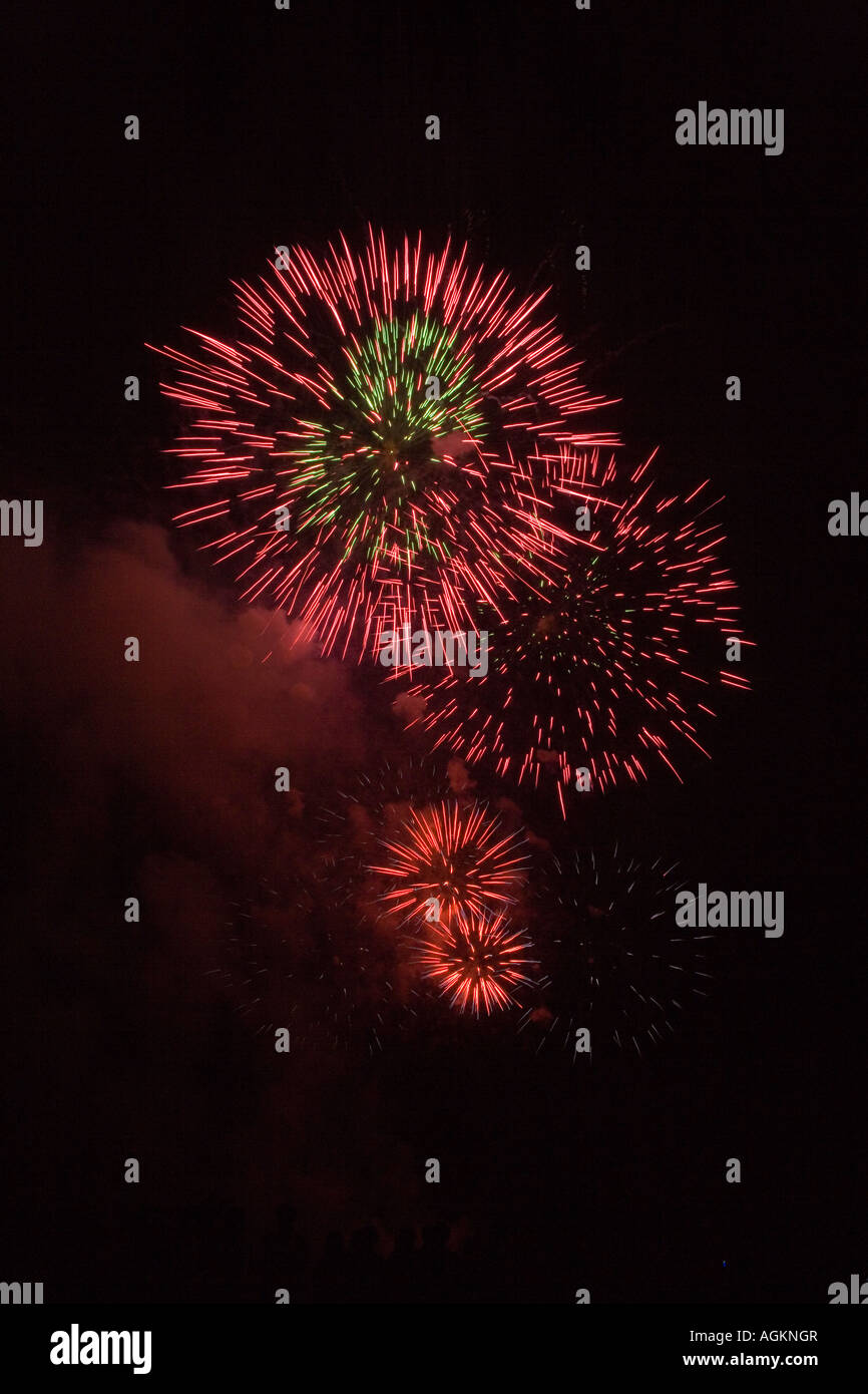 Fireworks at 2nd Pyrolympics Pasay City Philippines Stock Photo - Alamy