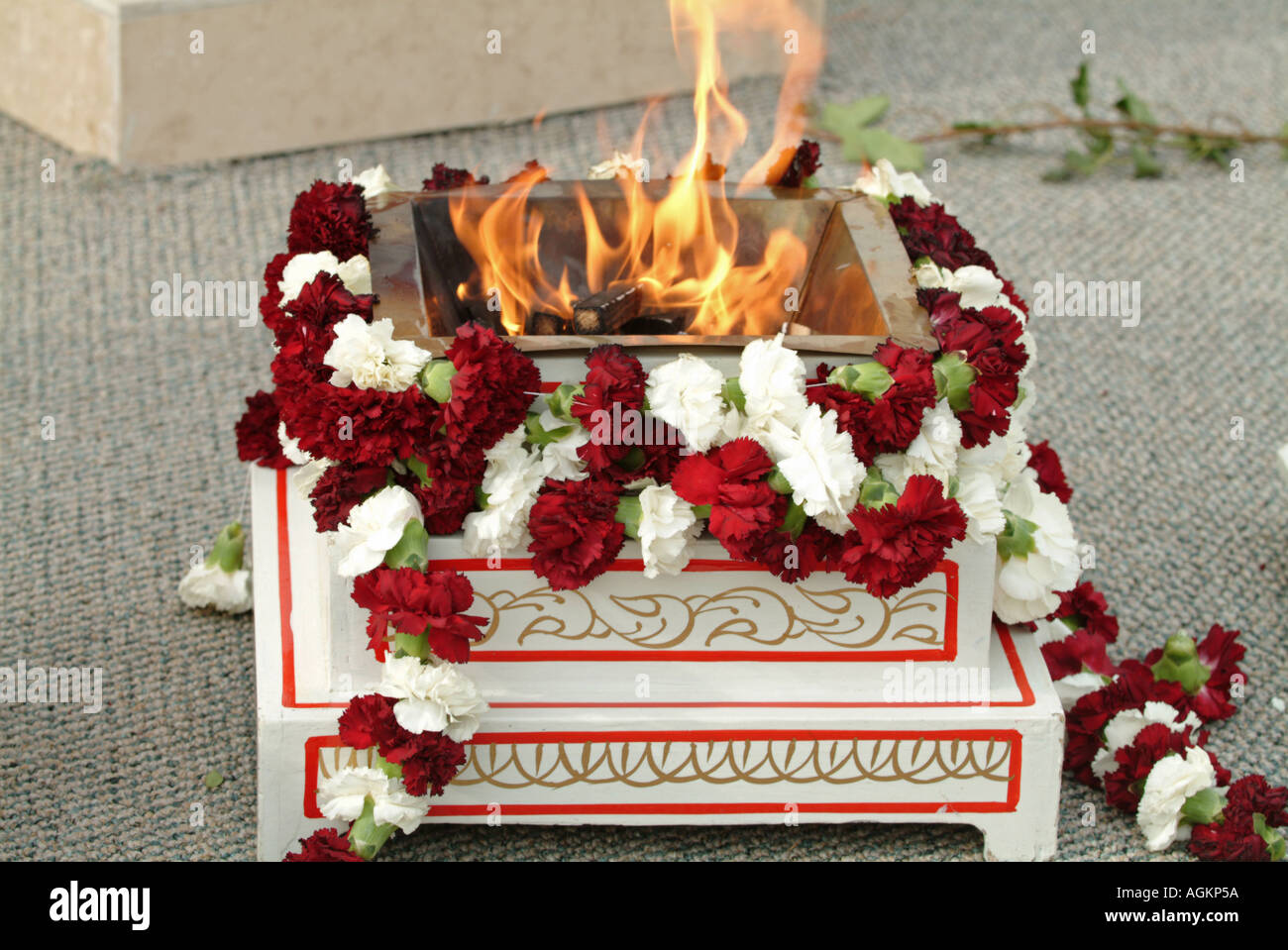 Sacred fire and fire pot used during hindu marriage ceremony Stock ...