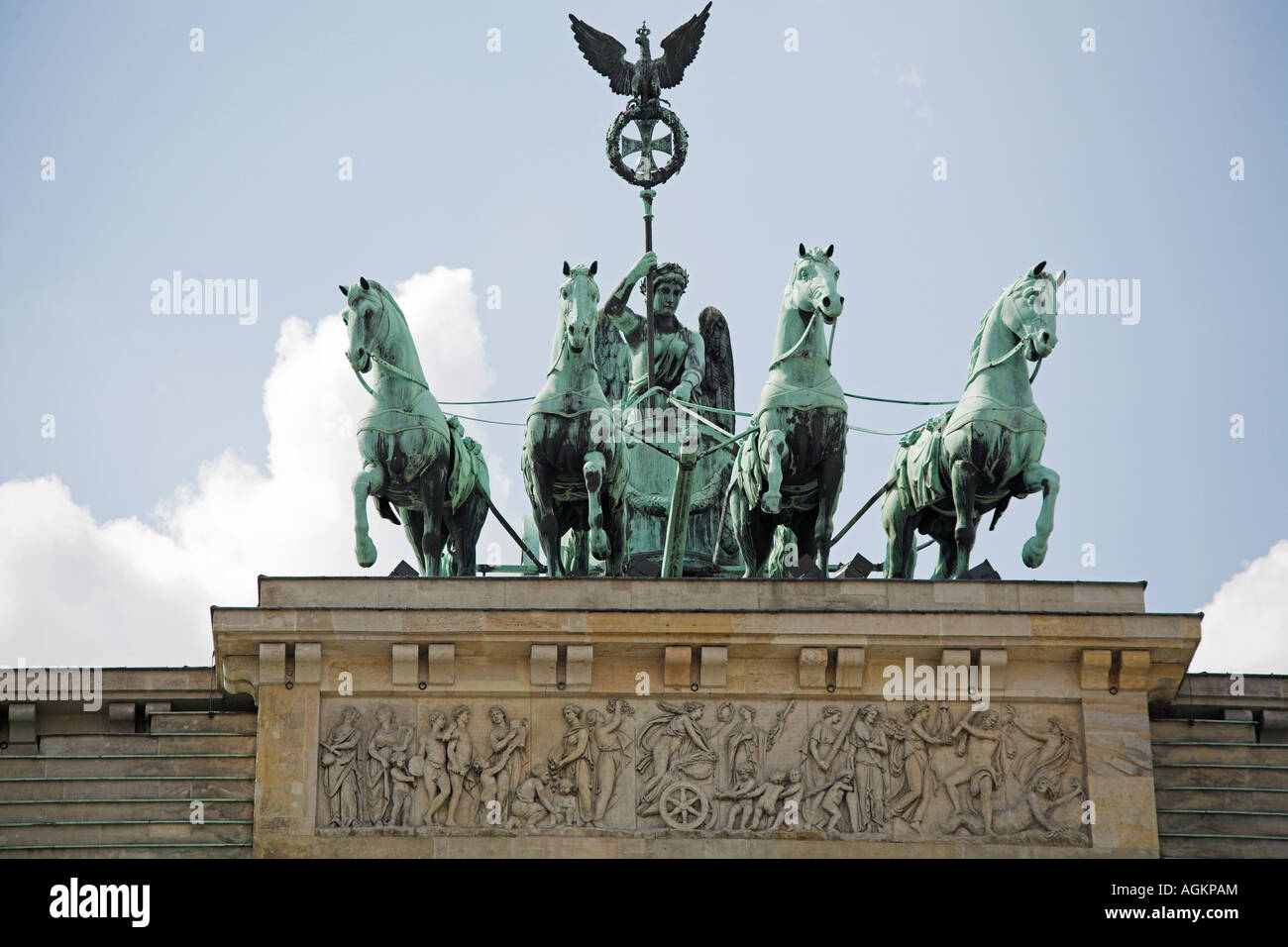 Branderburg gate in Berlin center Stock Photo - Alamy