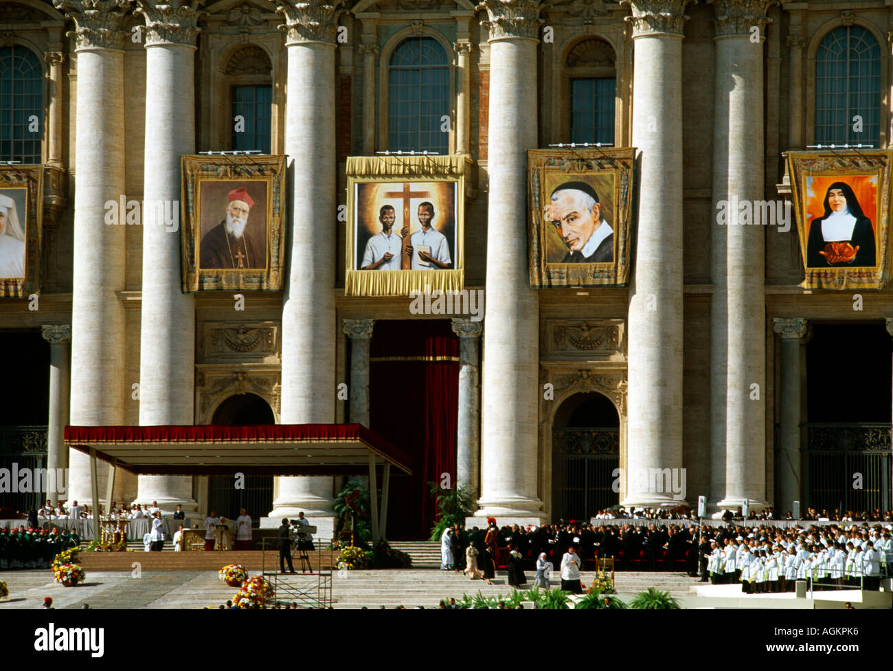 Rome Vatican Italy Beatification Of Ugandan Martyrs 20/10/2002 Stock ...