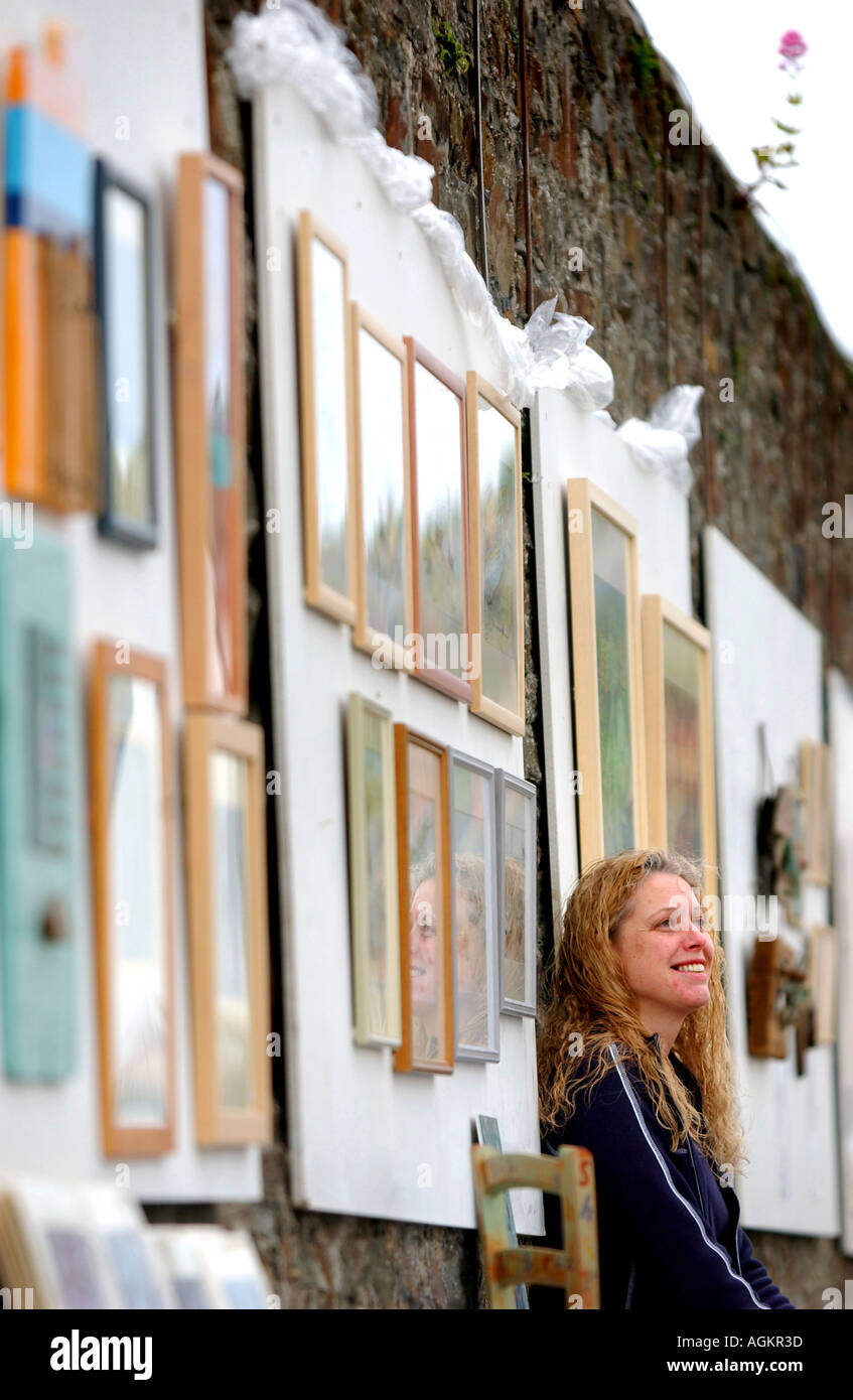 artists showing work of paintings at Appledore Arts festival in North ...