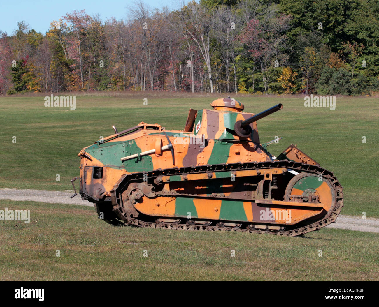 1918 Renault Light Tank Stock Photo - Alamy
