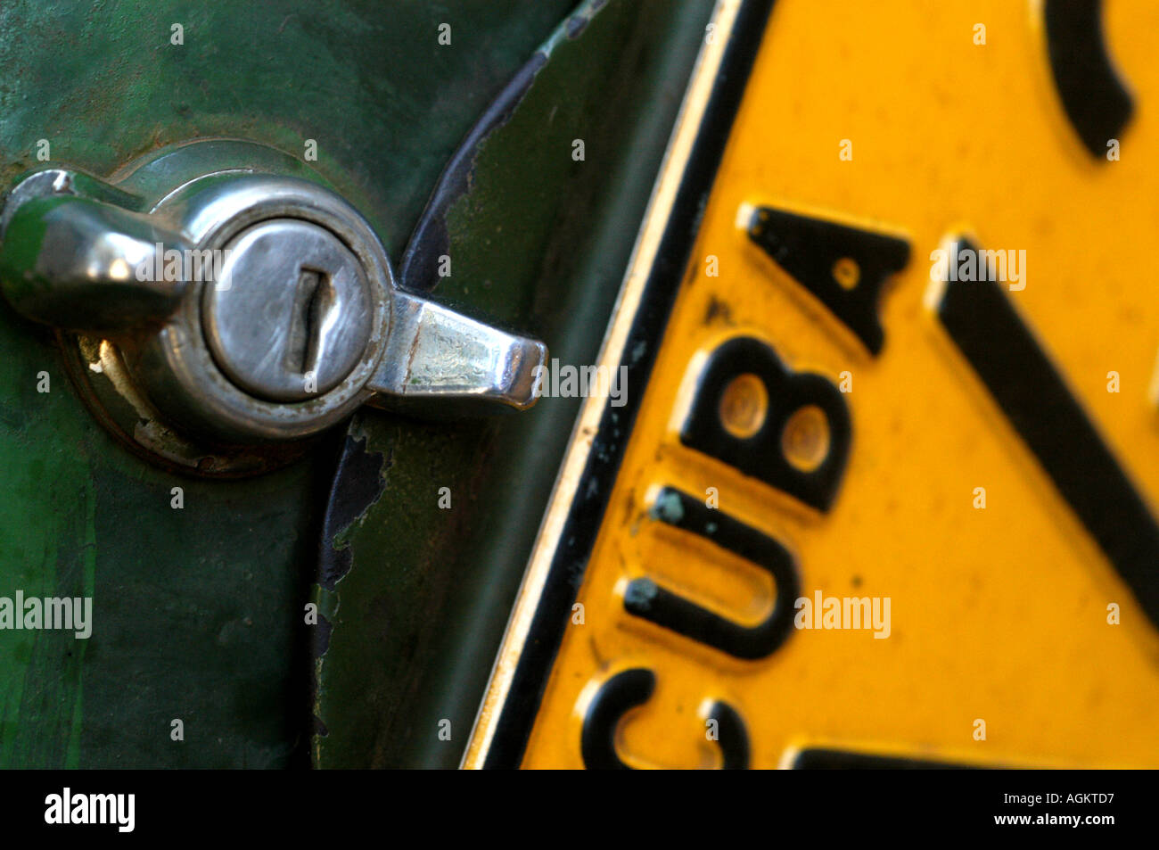 Car cuba havana detail registration hi-res stock photography and images ...