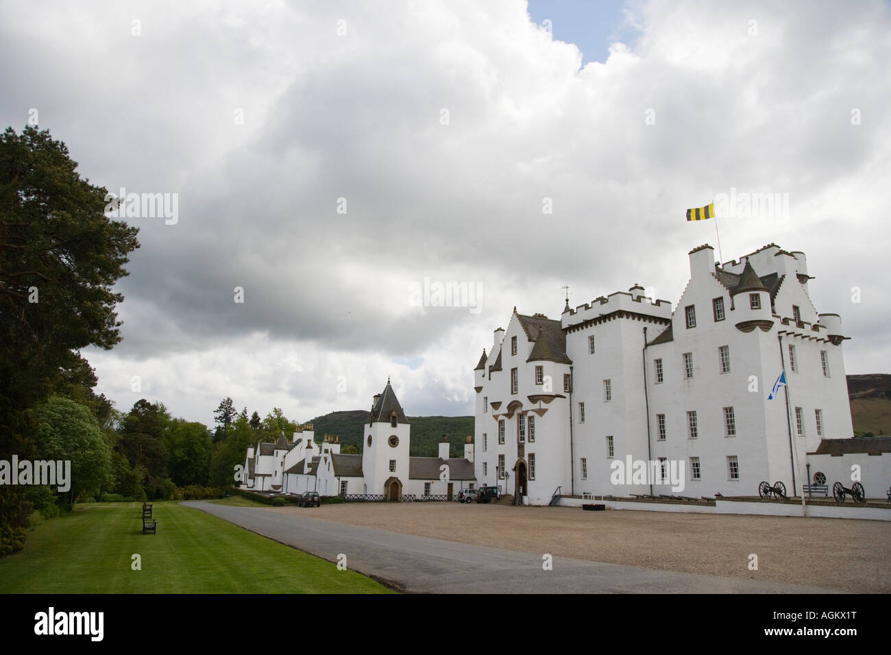 Castle Blair Perthshire Scotland Stock Photo - Alamy