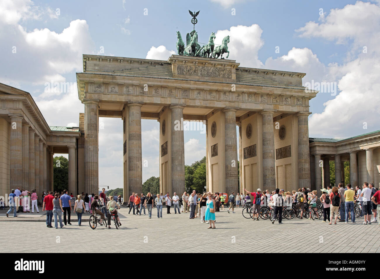 Branderburg gate in Berlin center Stock Photo - Alamy