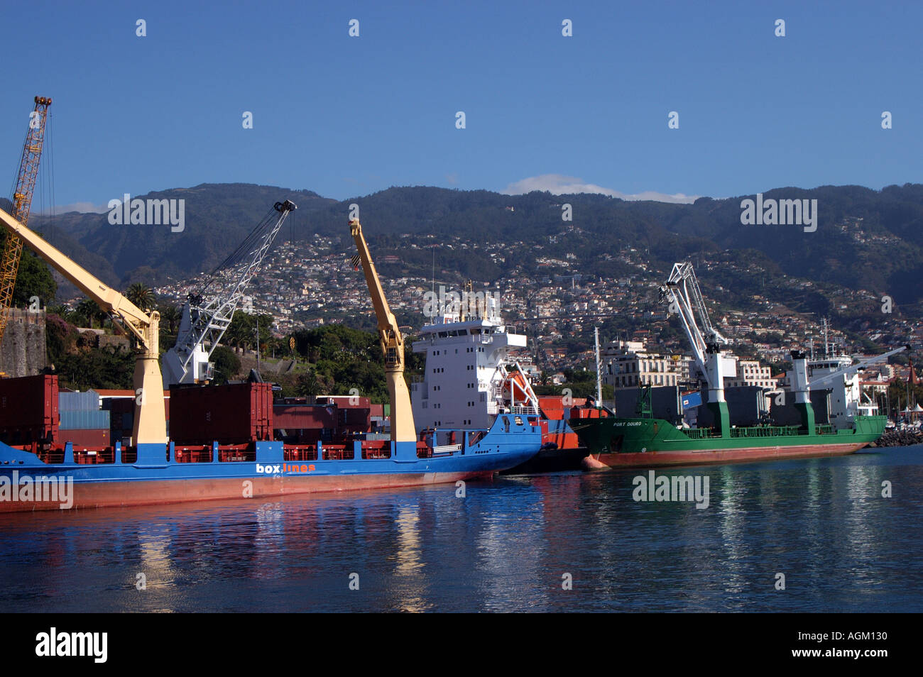 Port of Funchal Madeira Portugal EU Europe Stock Photo - Alamy