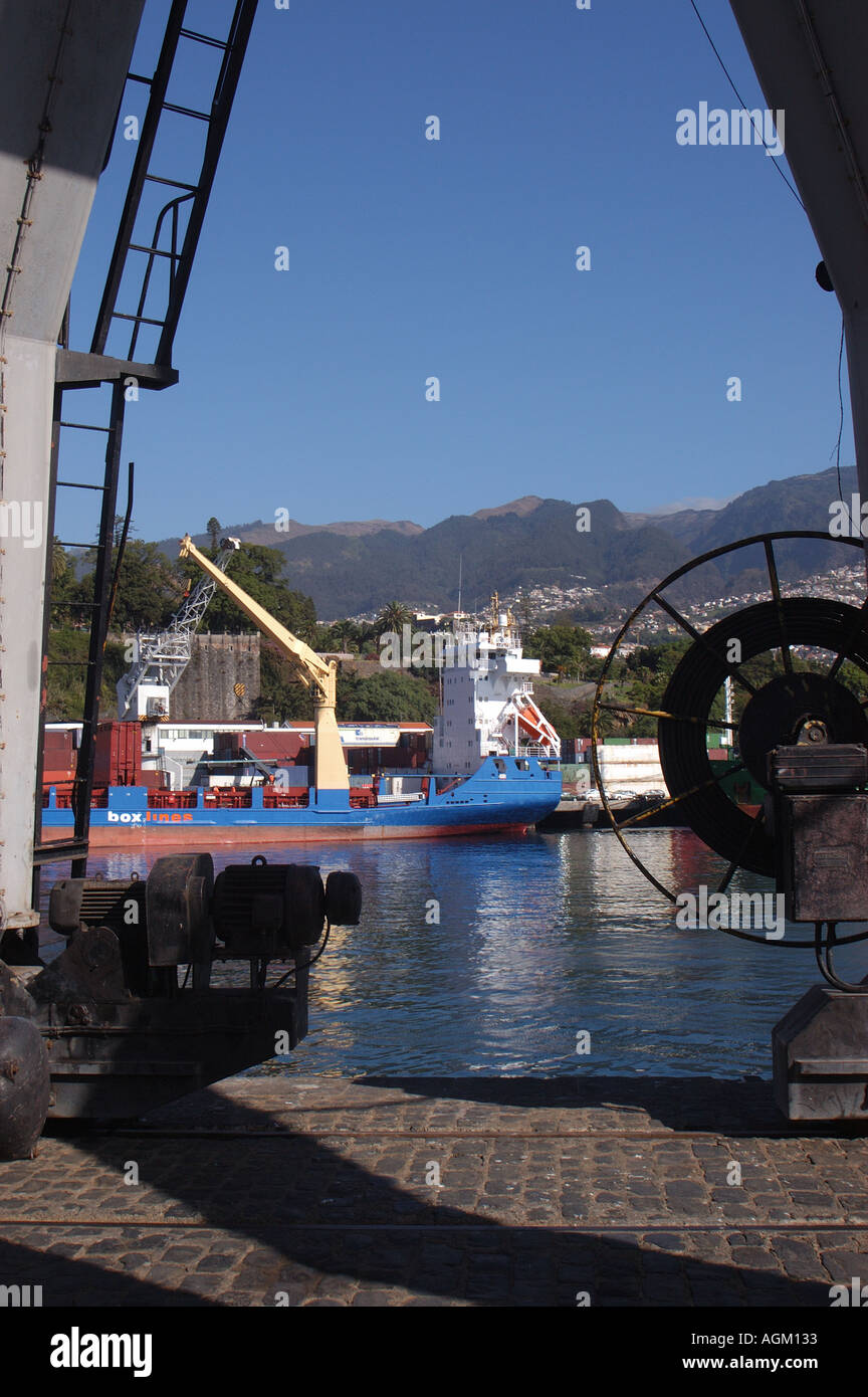 Port of Funchal Madeira Portugal EU Europe Stock Photo - Alamy