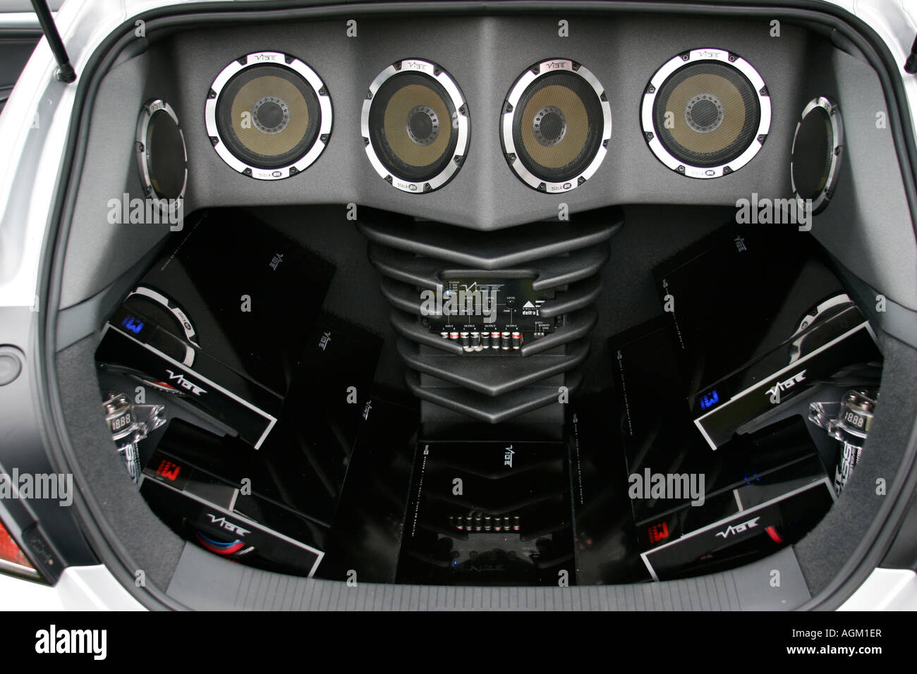Vibe ICE In Car Entertainment install Stock Photo - Alamy