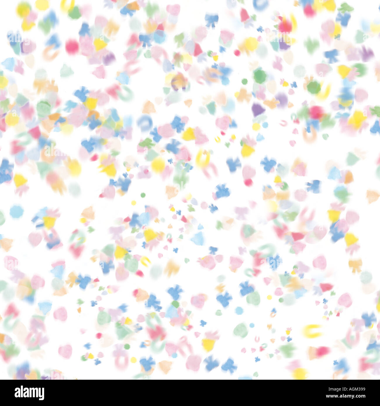 Confetti wedding white background Stock Photo - Alamy