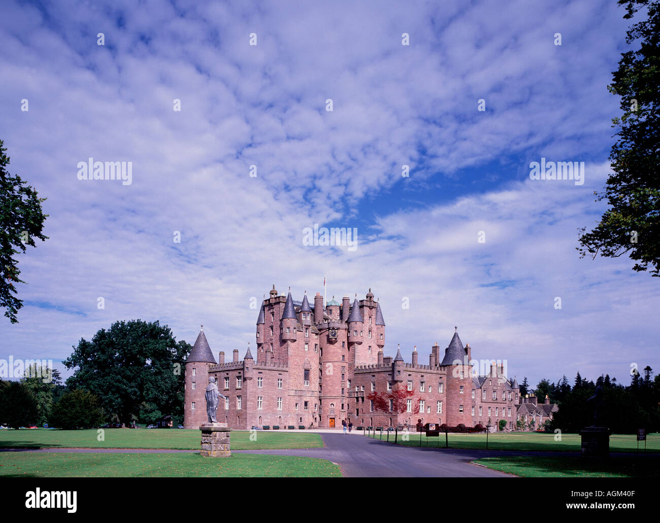 UK Scotland Angus Glamis Castle Glamis Estate Stock Photo - Alamy