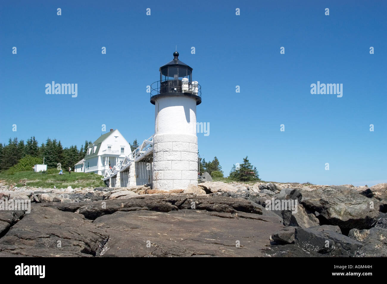 Marshall Point Lighthouse Stock Photo - Alamy