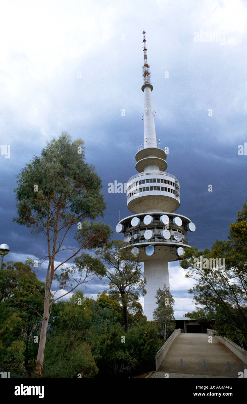 Telstra tower black mountain tower hi-res stock photography and images ...