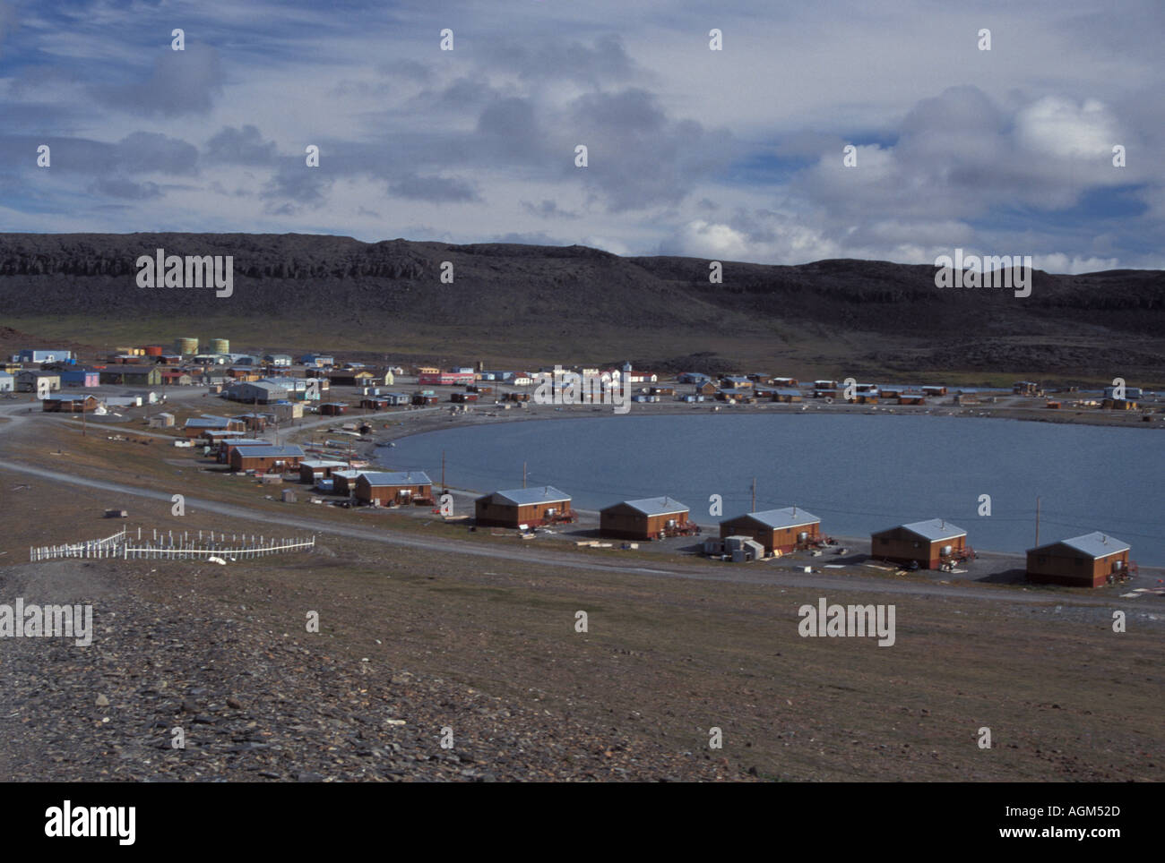 Holman on Victoria Island NWT Canada Stock Photo - Alamy