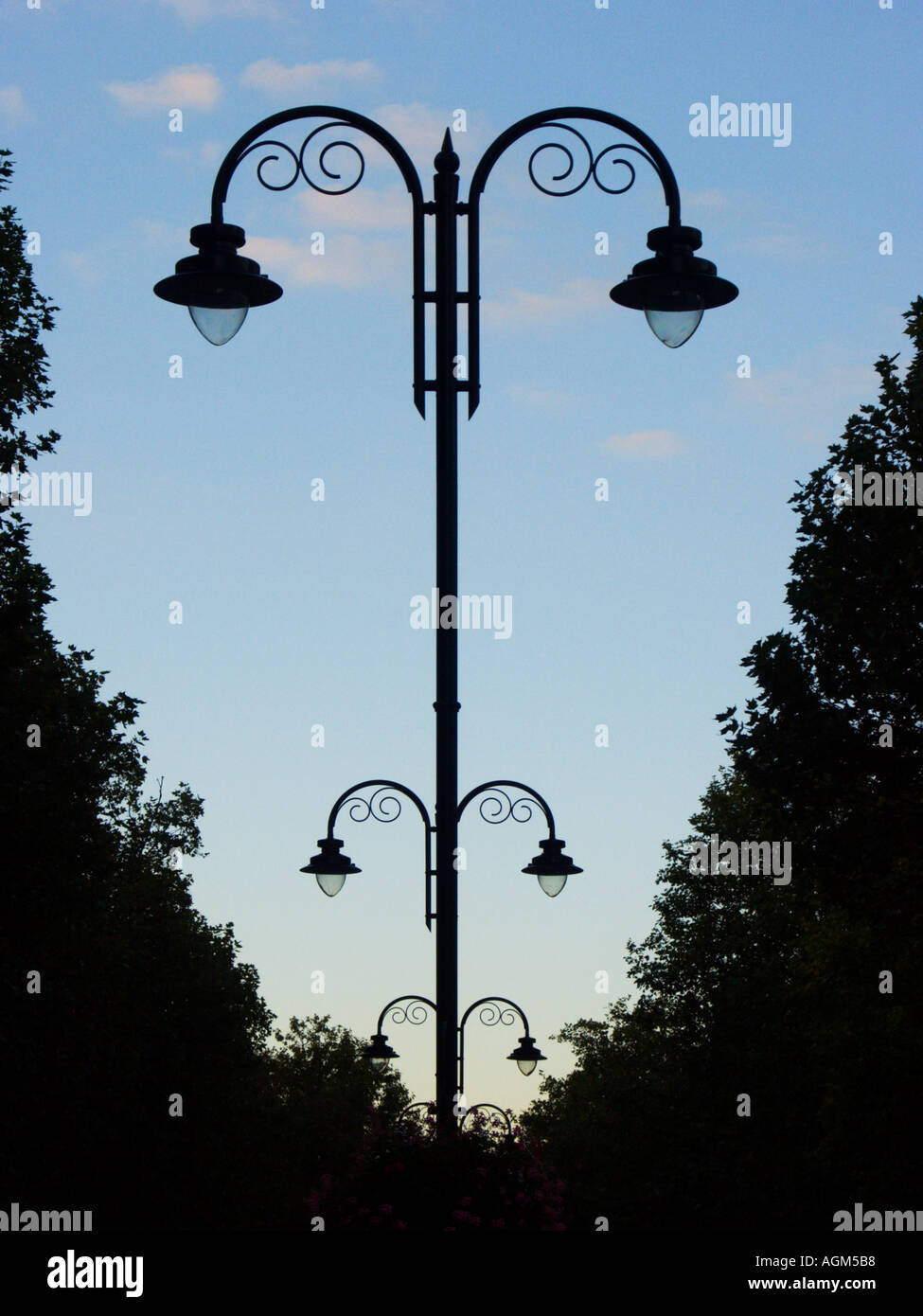 South Kensington Street Lights London England by Steven Dusk Stock ...