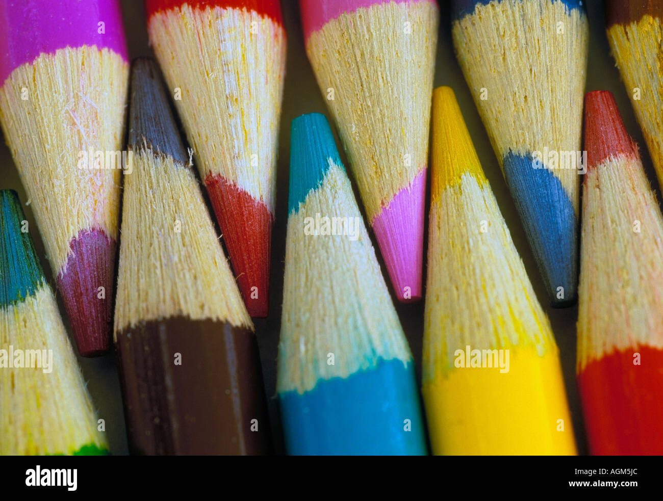 Full color colored pencils hi-res stock photography and images - Alamy