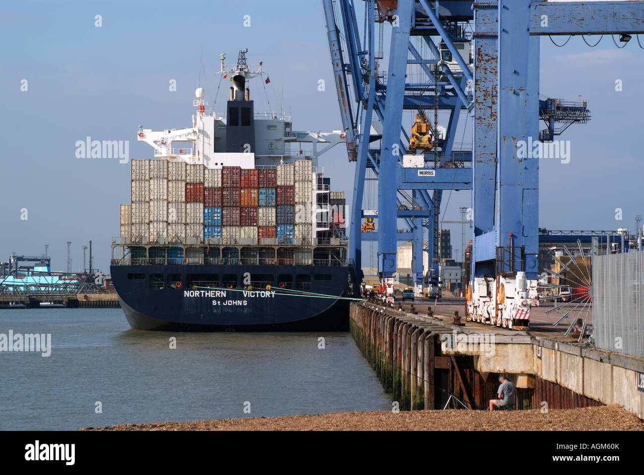 FELIXSTOWE DOCKS. SUFFOLK. ENGLAND. UK Stock Photo - Alamy