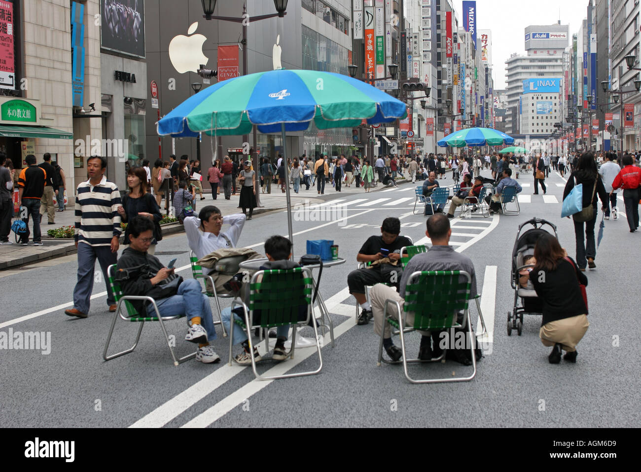 Ginza Street Tokyo Japan Stock Photo - Alamy