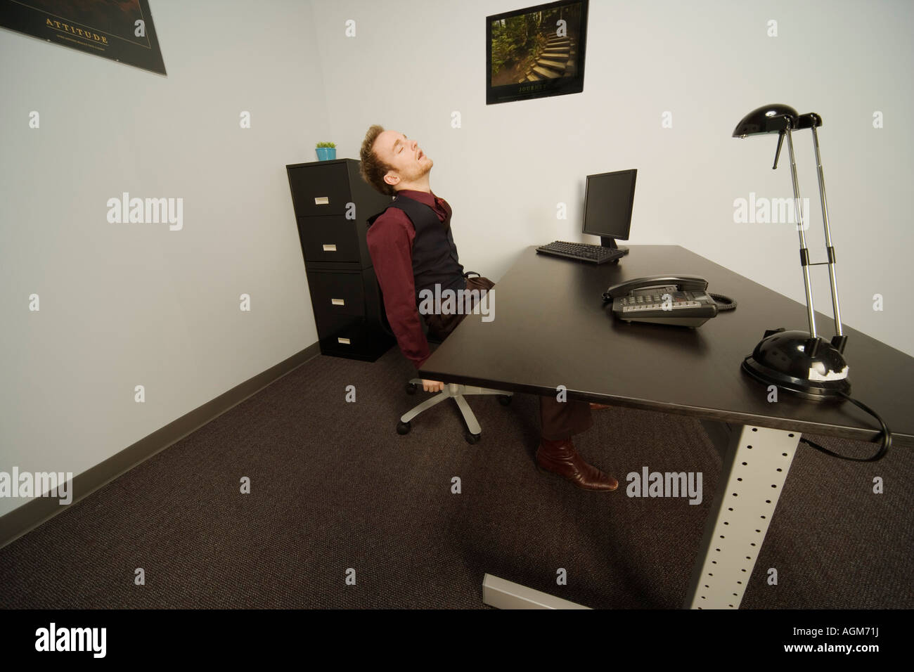 Asleep At Work High Resolution Stock Photography and Images - Alamy