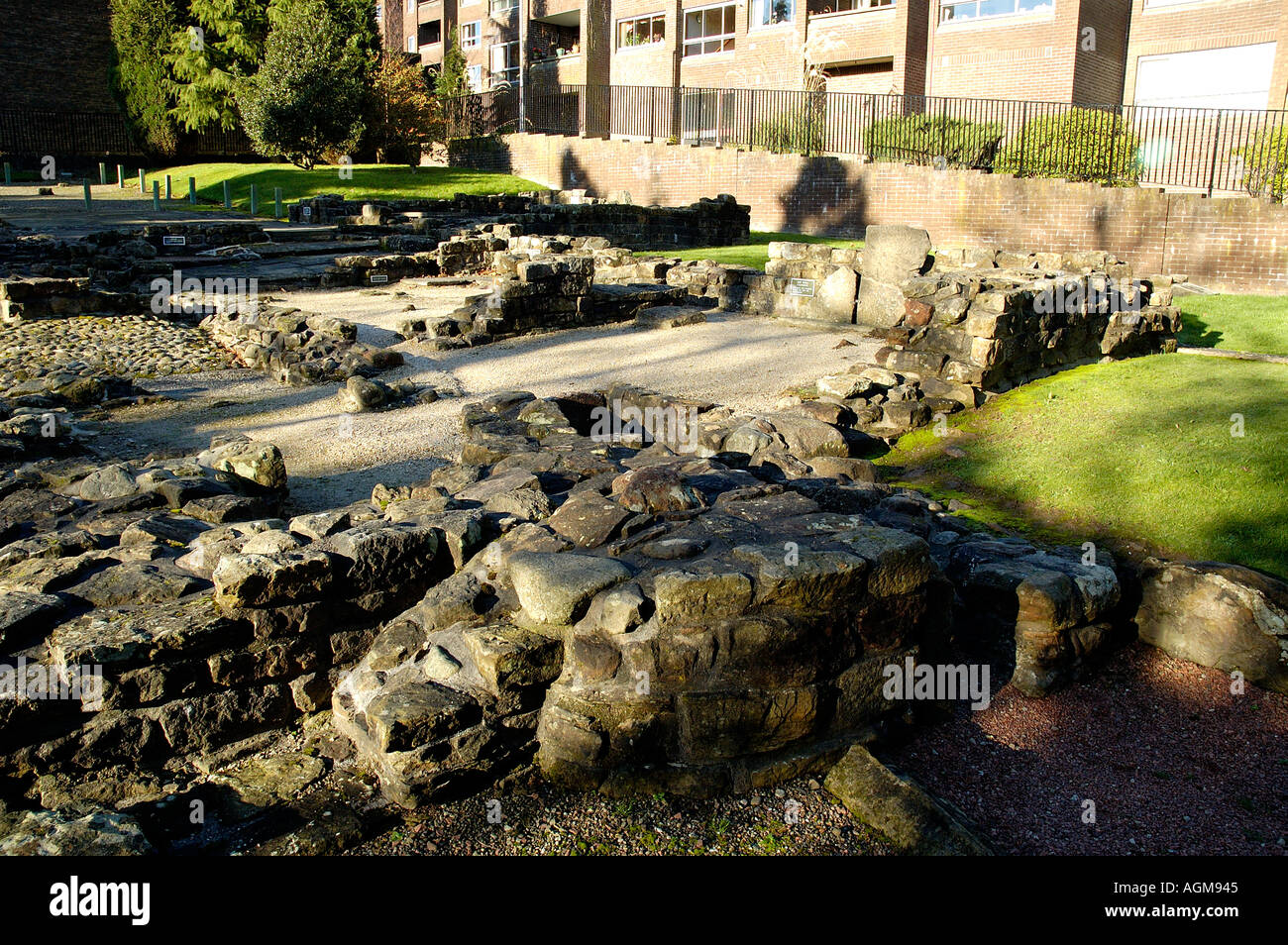 Bearsden roman bath house hi-res stock photography and images - Alamy
