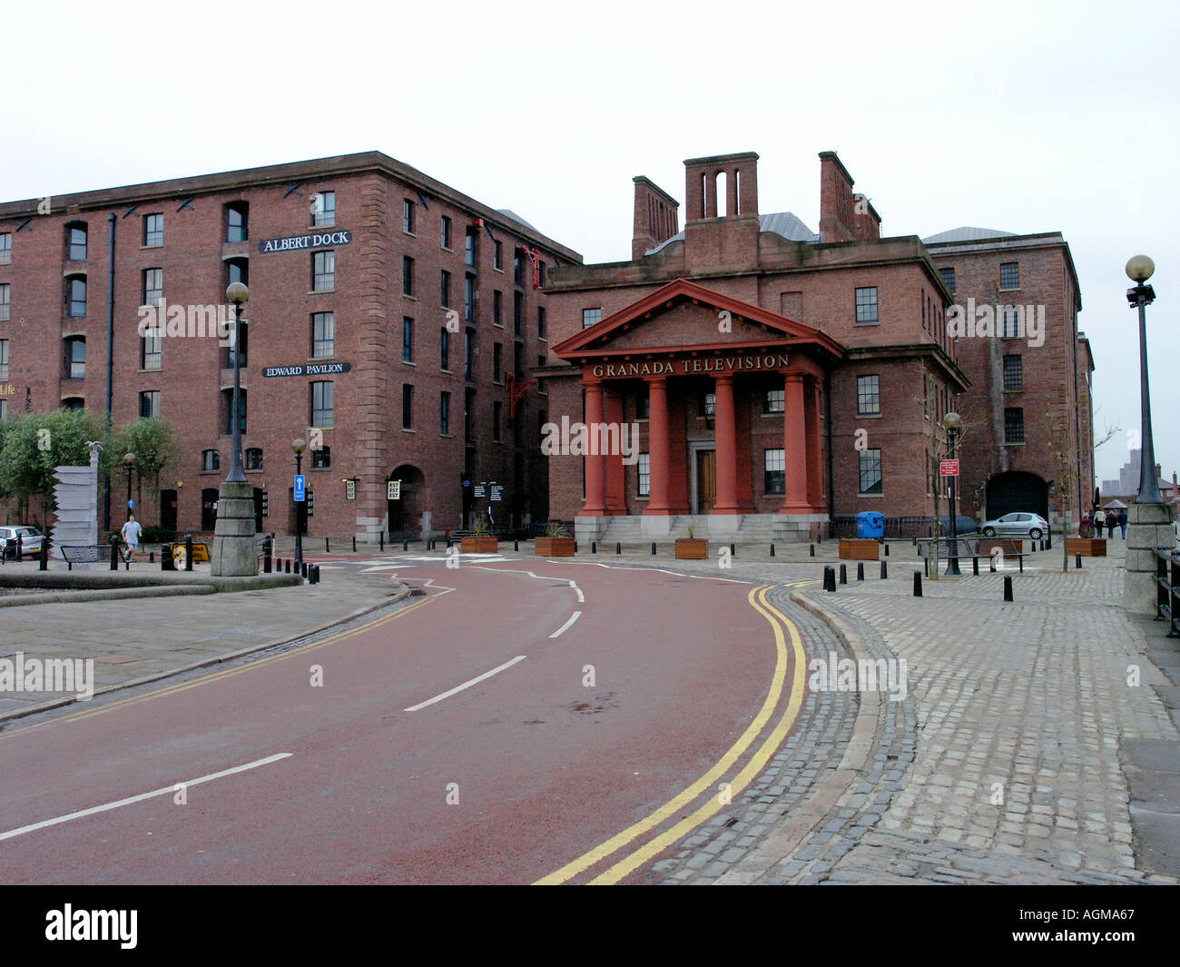 Grenada Television Studio Albert Dock Liverpool Stock Photo - Alamy