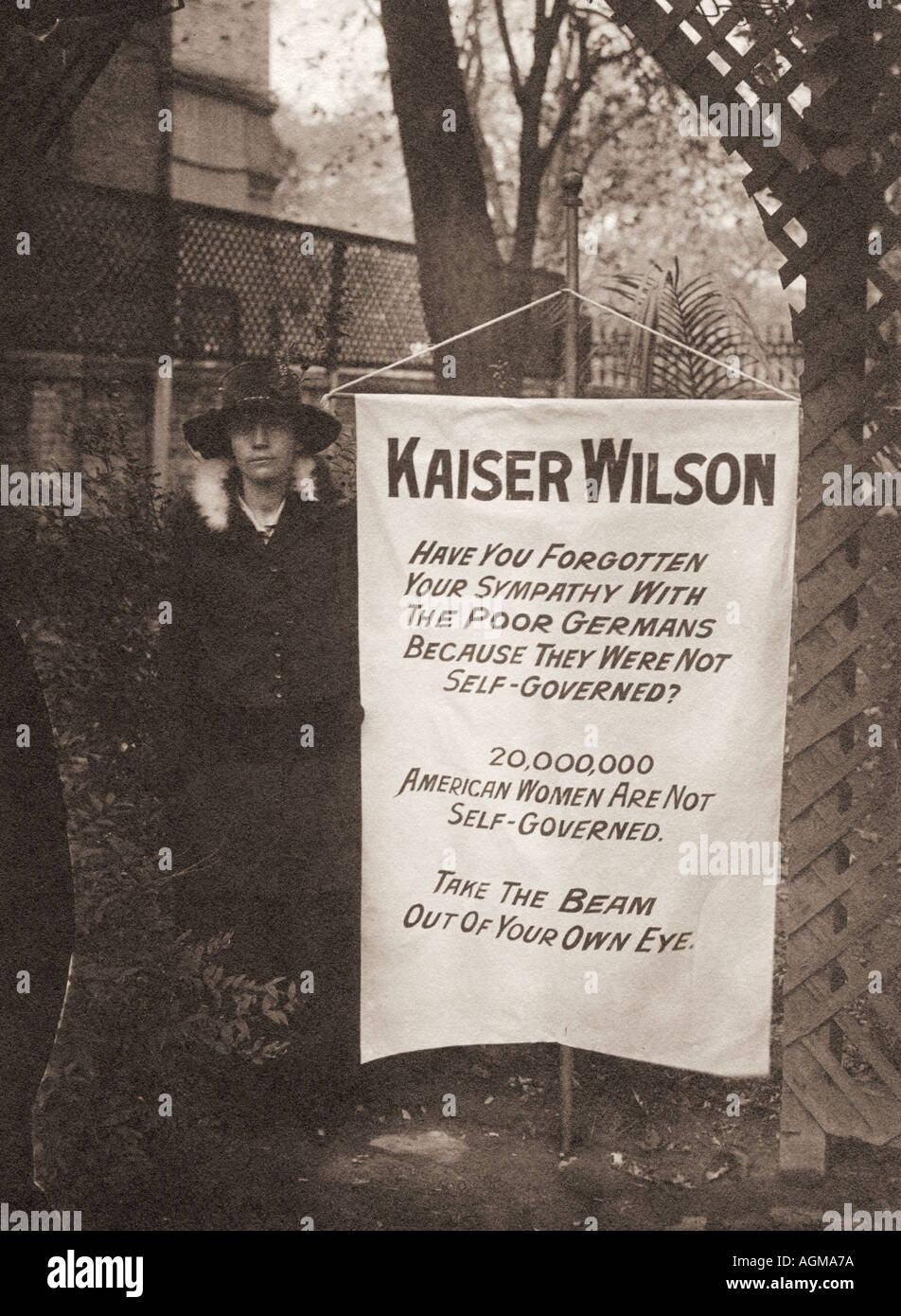 Womens Suffrage Banner Stock Photo - Alamy