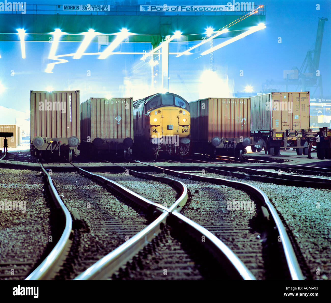 Freightliner terminal containers railway hi-res stock photography and ...