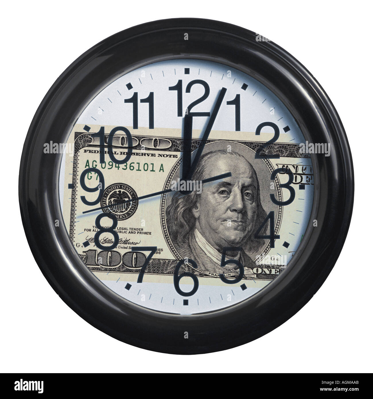 Money and clock hi-res stock photography and images - Alamy