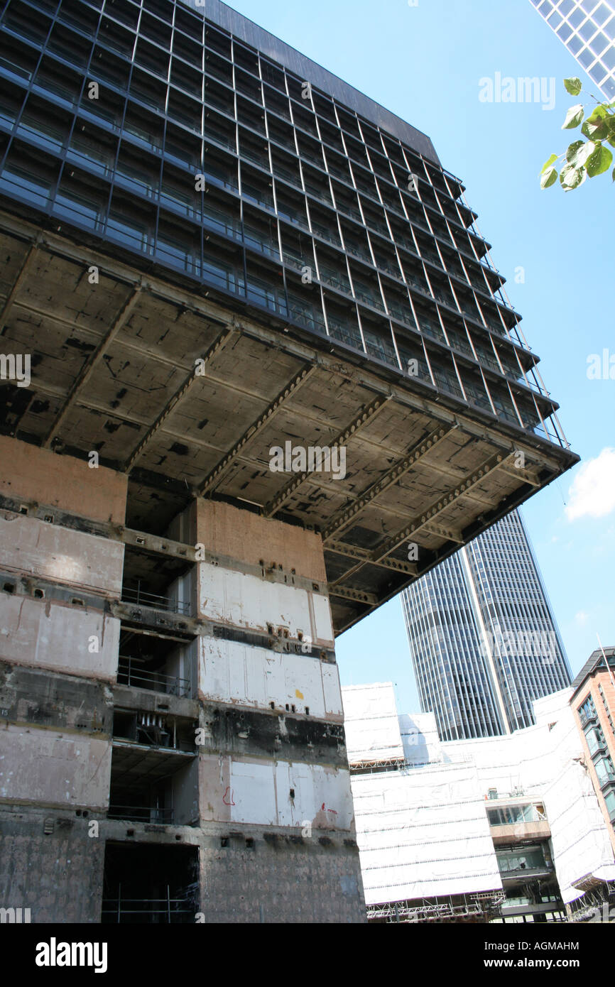 P&O building during demolition, London Stock Photo - Alamy