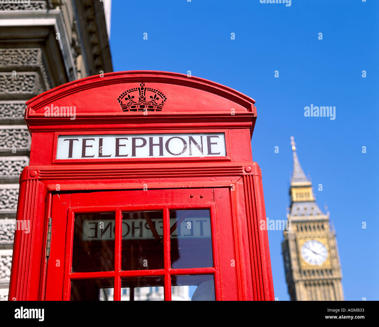 Big Ben and Telephone box Stock Photo - Alamy