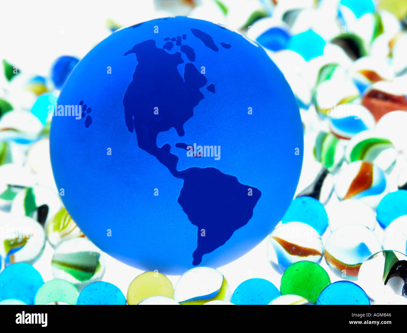 Miniature globe inside light hi-res stock photography and images - Alamy