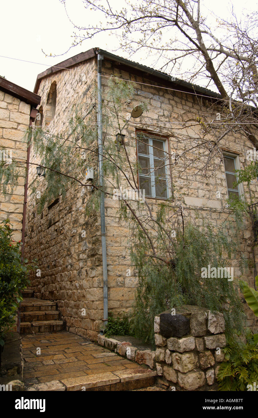 Israel upper Galilee Rosh Pinna the renovated old town centre Rosh Pina ...