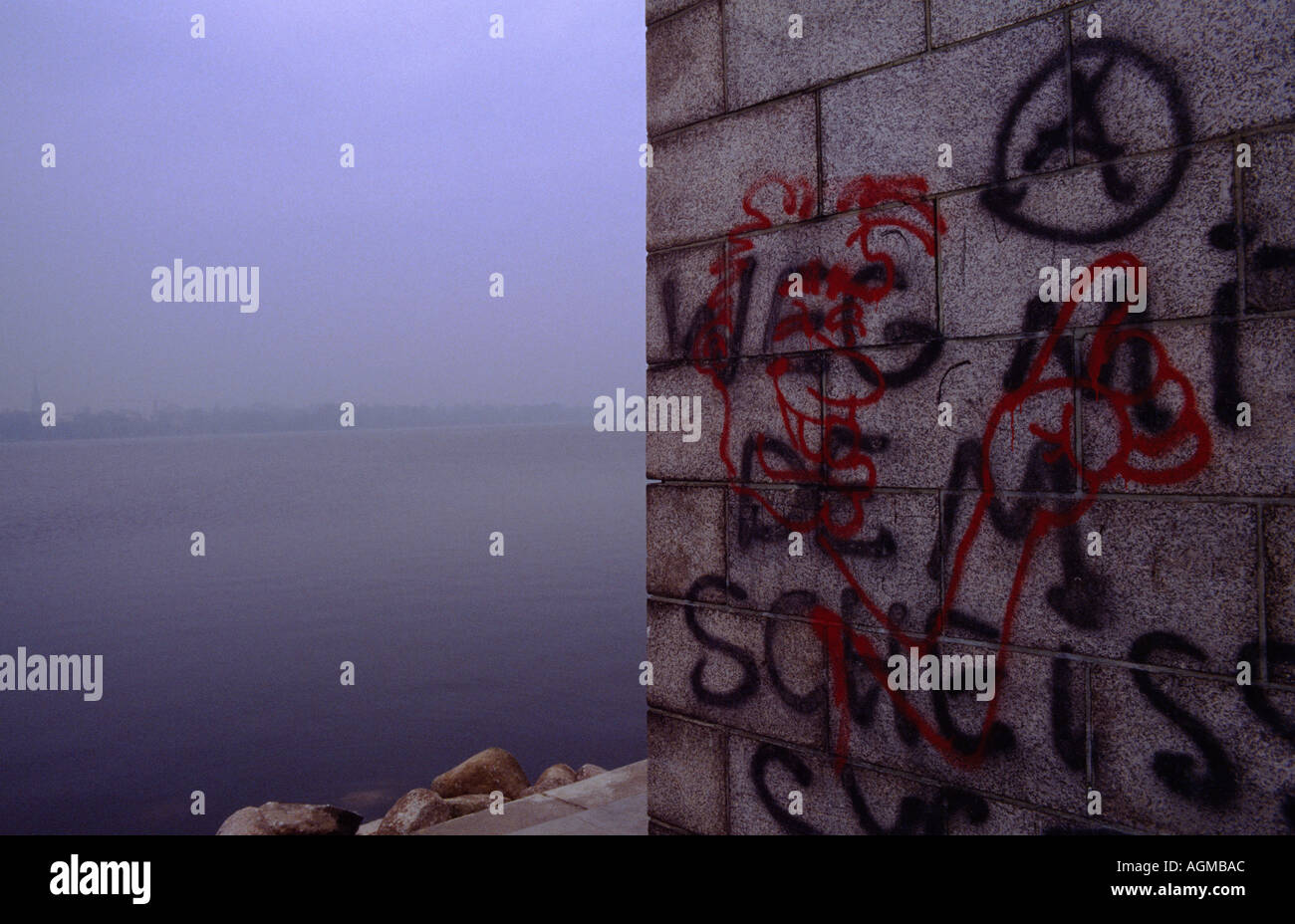 Graffiti alienation in Germany in Europe. Street Urban Art Life ...